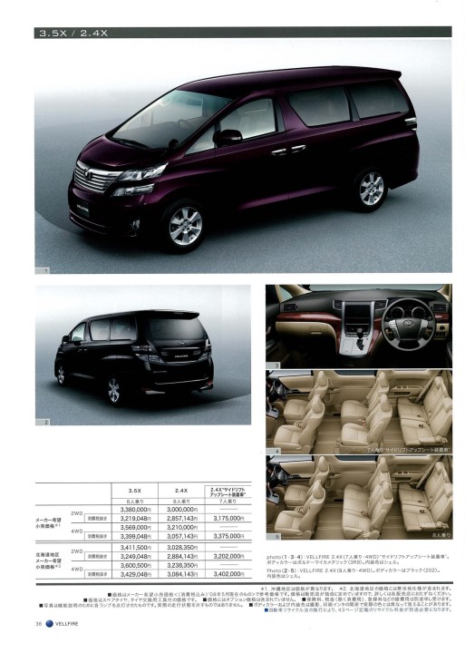 60000914 Vellfire 1st
