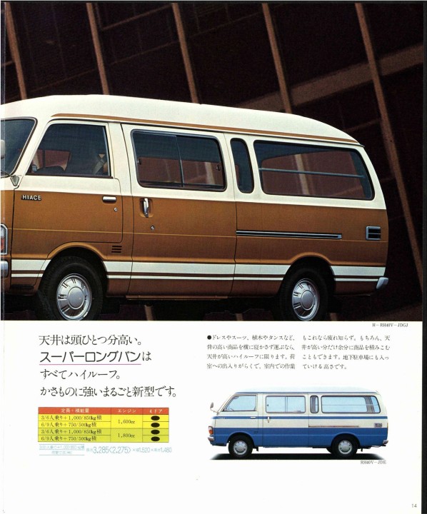 60001848 Hiace 2nd